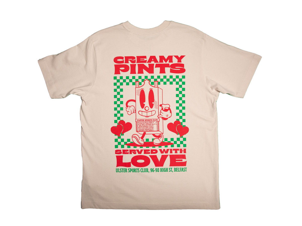 Creamy Pints Tee | Ulster Sports Club